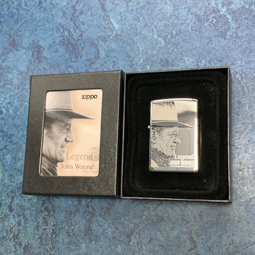 Pre-owned Zippo Legend John Wayne Collector Edition Lighter - Own4Less